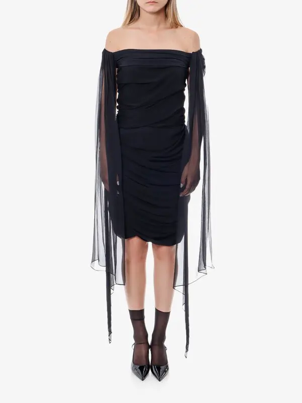 Givenchy Stretch Viscose Draped Dress