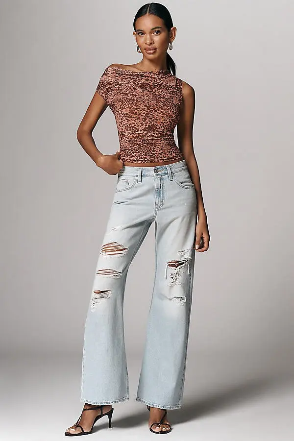 Anthropologie Sloane Cowl-neck Tank Top