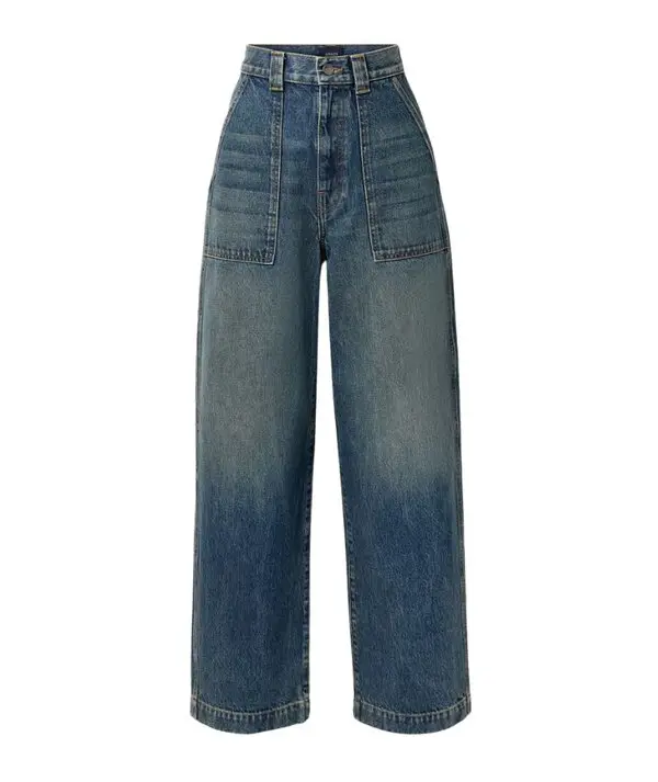 Khaite Hewitt High-rise Straight-leg Jeans