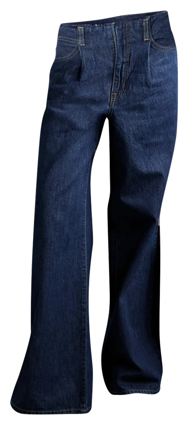 SLVRLAKE Taylor Pleated Wide-leg Jeans