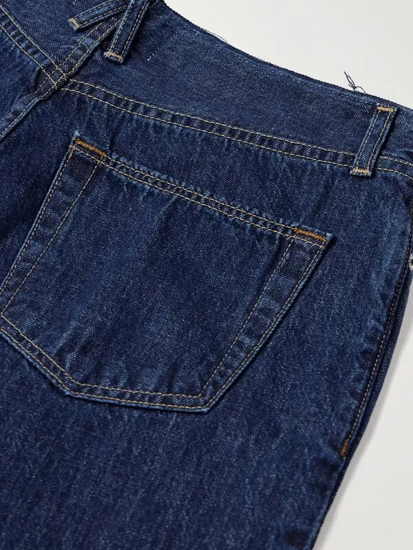 SLVRLAKE Taylor Pleated Wide-leg Jeans