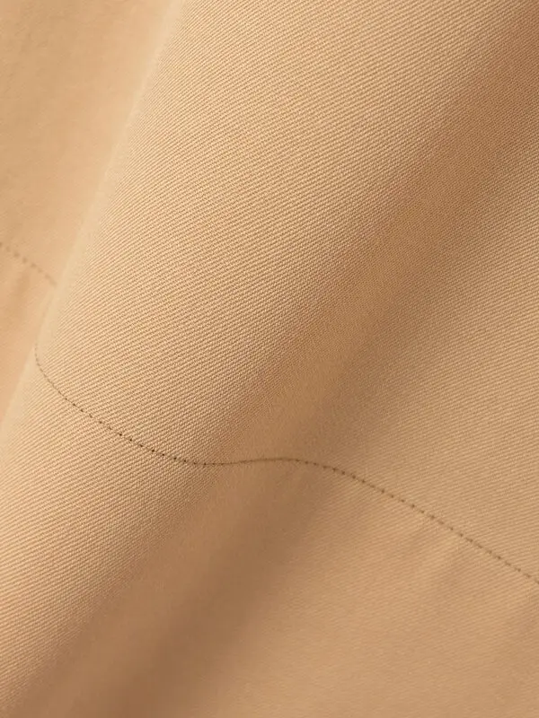 JIL SANDER Paneled Asymmetric Midi Skirt - Brown