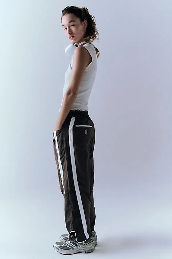 Free People Champ Is Here Pants - Chocolate Combo