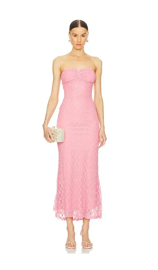 Bardot Adoni Strapless Midi Dress