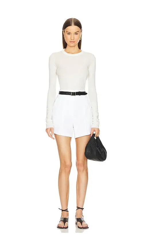 Cotton Citizen Marbella Long Sleeve Top - Bone