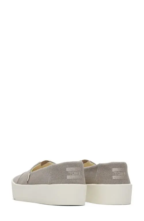 Toms Verona Platform Slip-on Sneakers - Grey