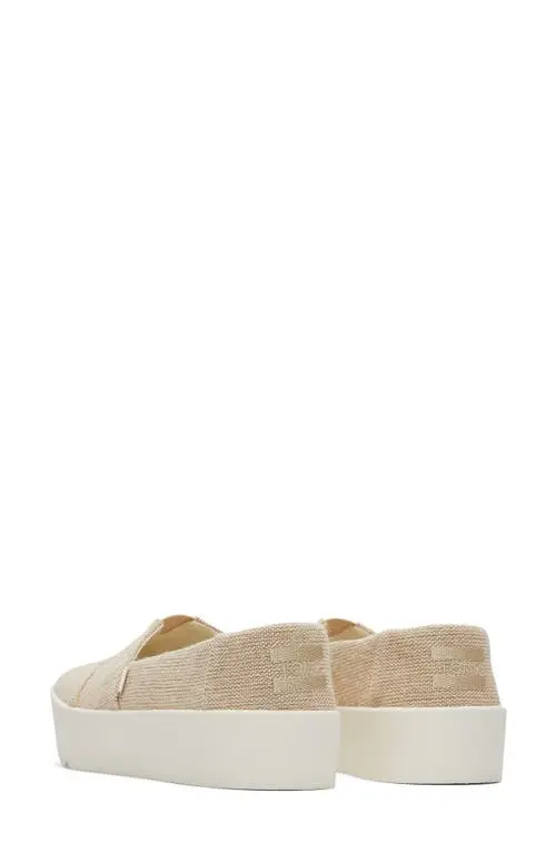 Toms Verona Platform Slip-on Sneakers - Natural