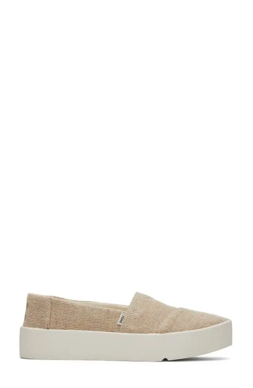 Toms Verona Platform Slip-on Sneakers - Natural