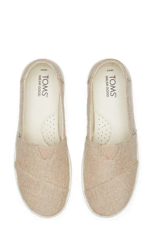 Toms Verona Platform Slip-on Sneakers - Natural