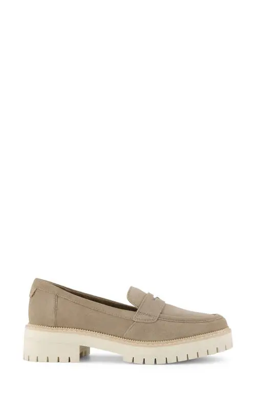 Toms Cara Platform Penny Loafer - Medium Beige