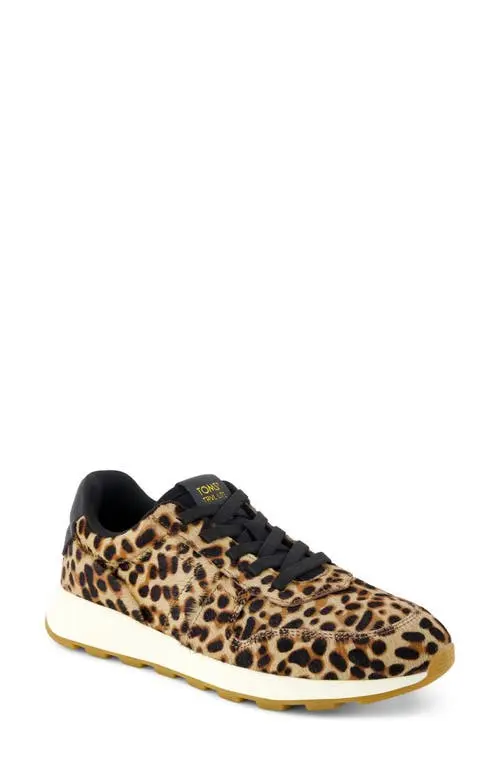 Toms Trvl Lite Retro Sneakers - Medium Brown Leopard