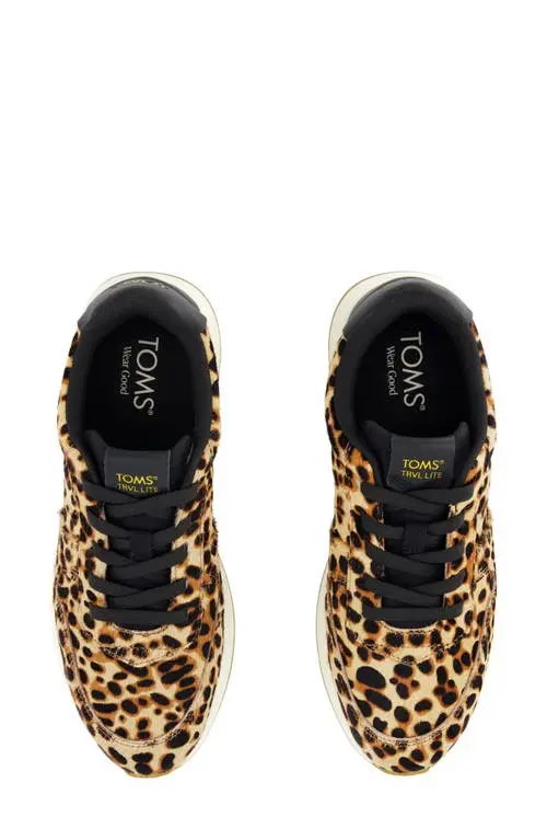 Toms Trvl Lite Retro Sneakers - Medium Brown Leopard