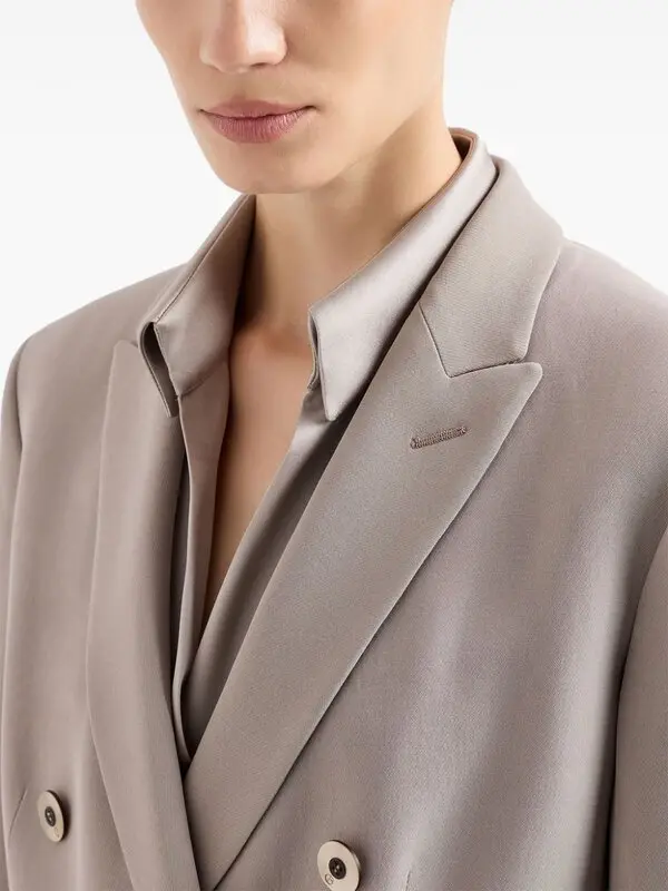 Giorgio Armani Double-breasted Blazer - Neutrals