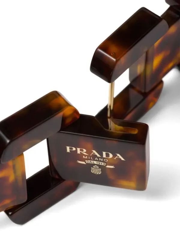 Prada Tortoiseshell-effect Chain Belt