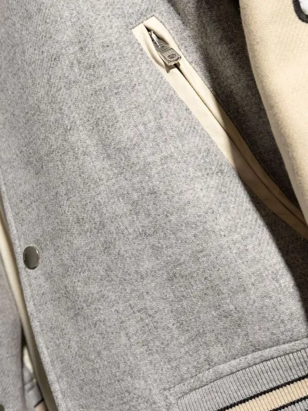 Amiri Contrasting-sleeve Bomber Jacket