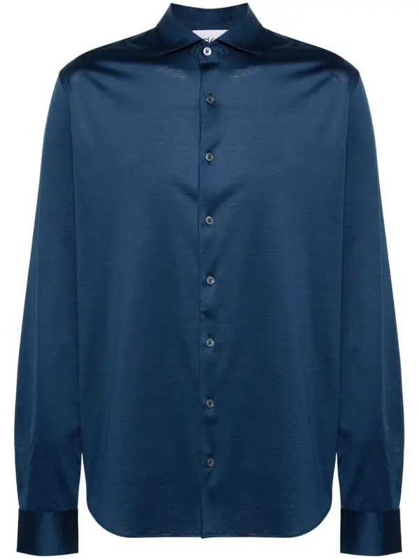 D4.0 Classic-collar Cotton Shirt