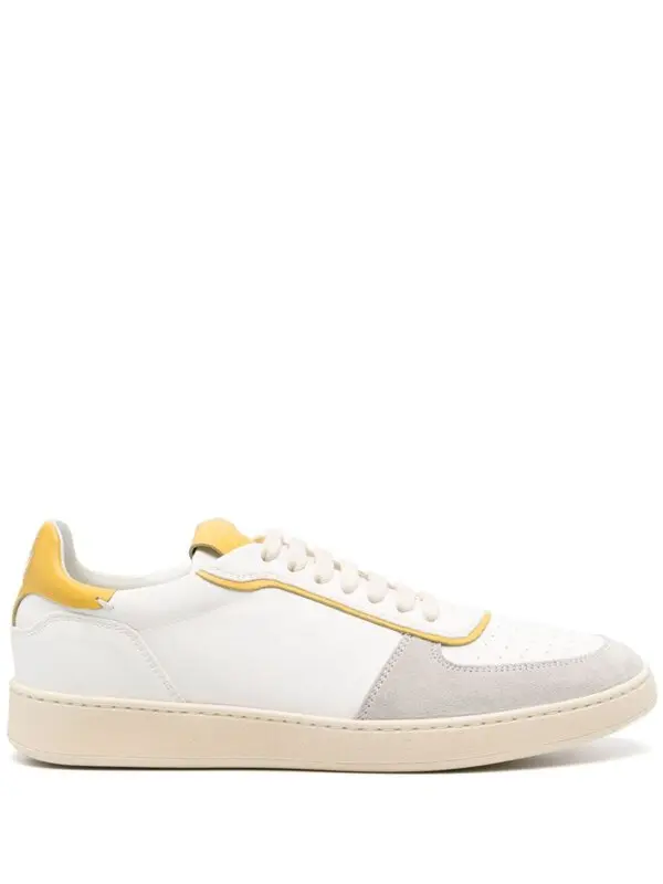 STUART WEITZMAN Derby Leather Sneakers - White