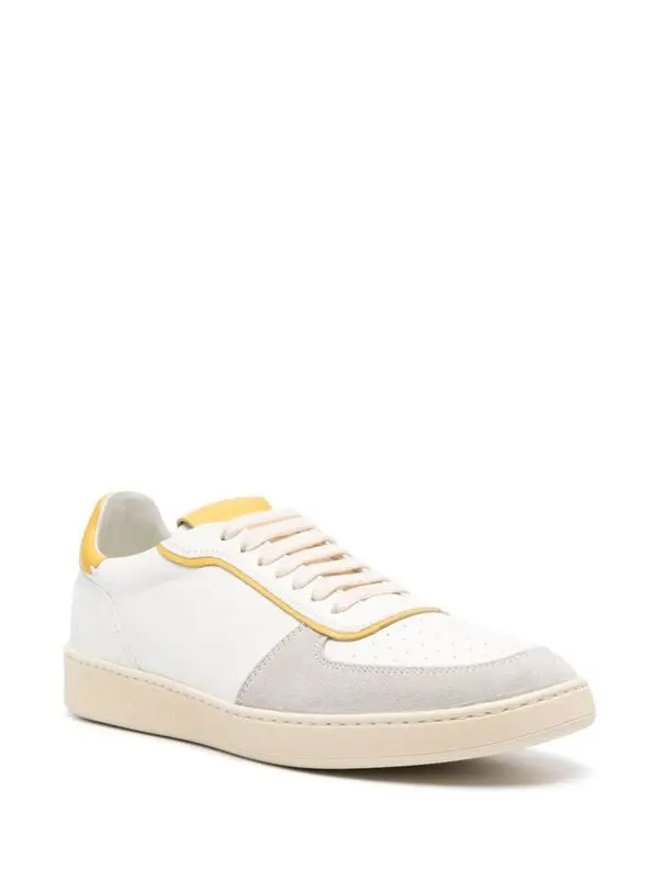 STUART WEITZMAN Derby Leather Sneakers - White