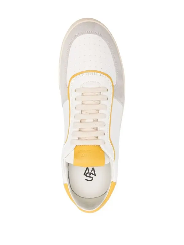 STUART WEITZMAN Derby Leather Sneakers - White