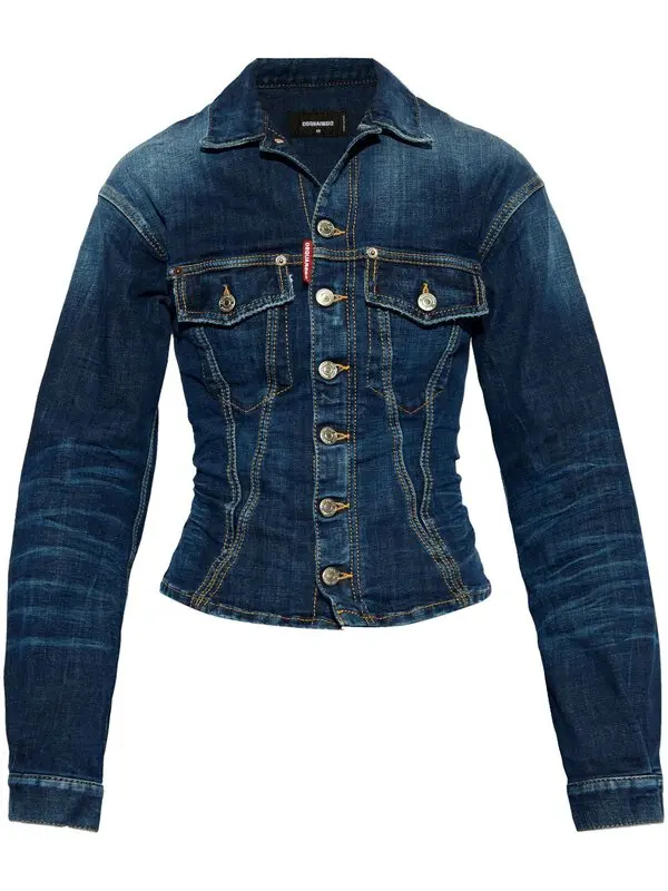 Dsquared2 Buttoned Denim Jacket