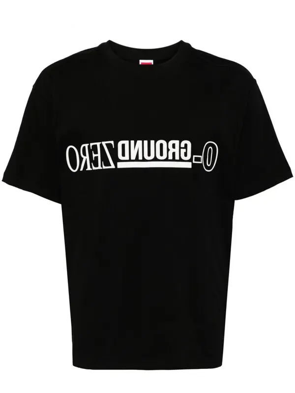 GROUND ZERO Logo-print Cotton T-shirt