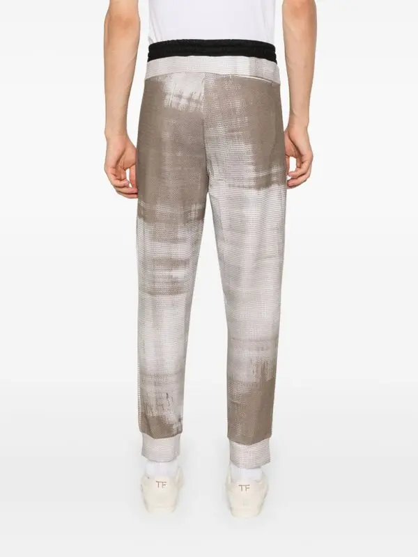 BOSS Abstract-pattern Track Pants