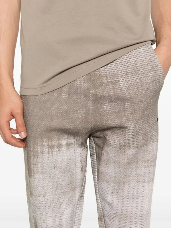 BOSS Abstract-pattern Track Pants