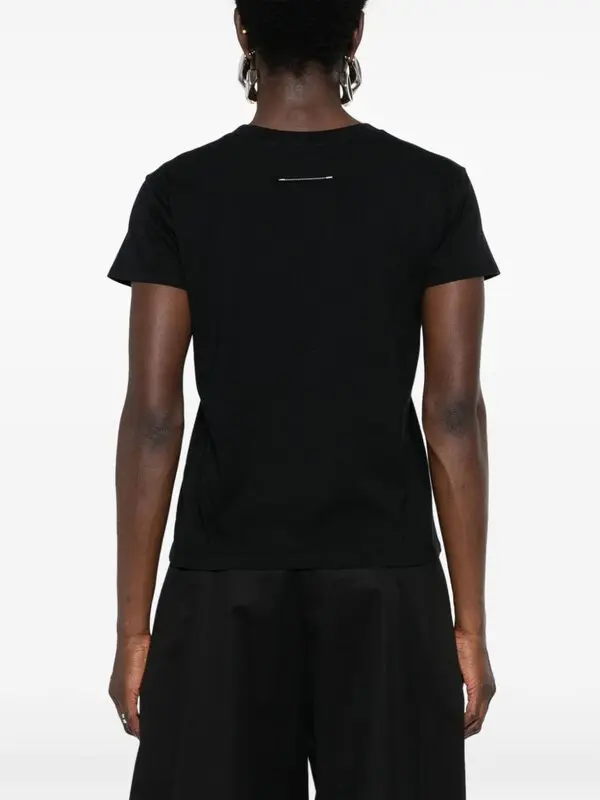 MAISON MARGIELA Numeric Cotton Jersey T-shirt - Black