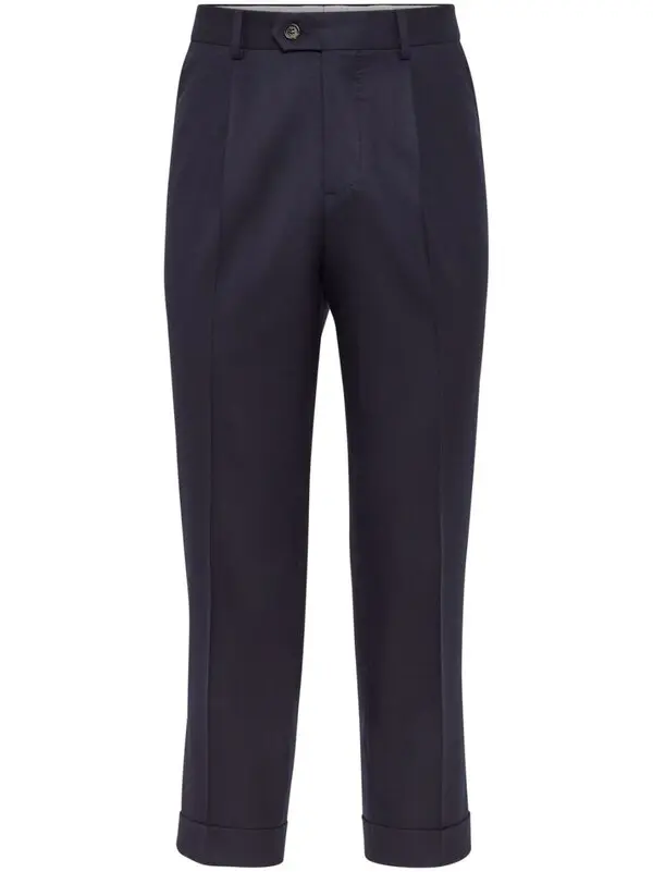 Brunello Cucinelli Cotton Tapered Trousers