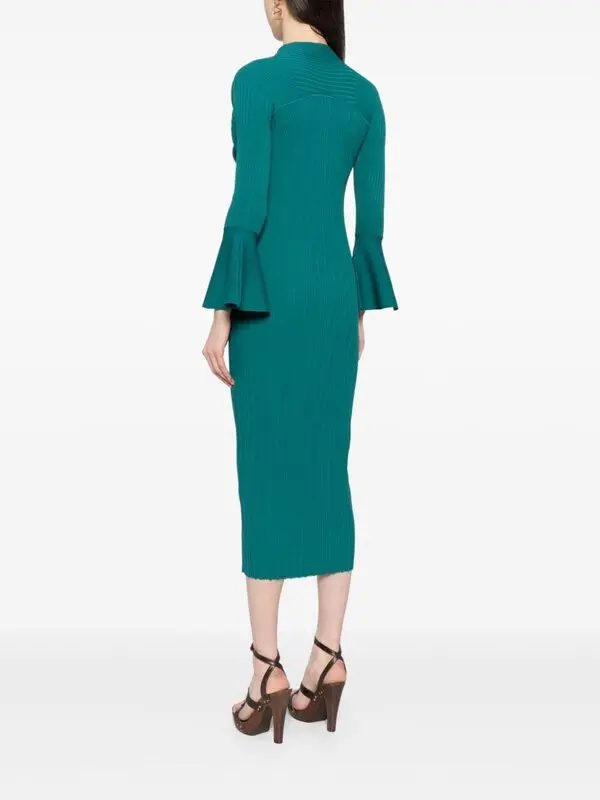 Cult Gaia Layered Cut-out Midi Dress