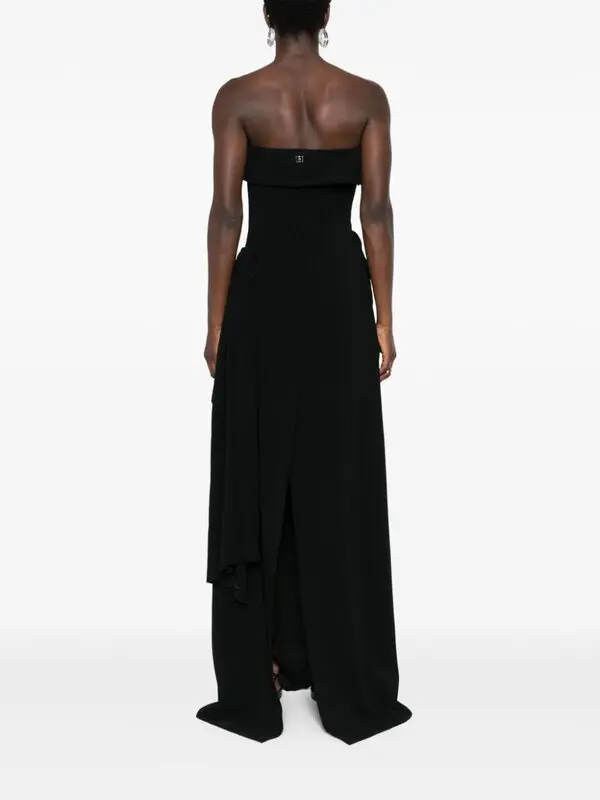 dsquared2 asymmetric maxi dress Asymmetrical Floral Maxi Dress Heavenly Blue / M (US 4)