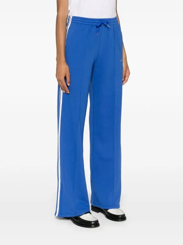 P.a.r.o.s.h Logo-embroidered Straight Trousers - Blue