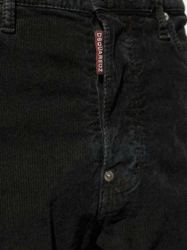 Dsquared2 Corduroy Slim-cut Jeans - Black