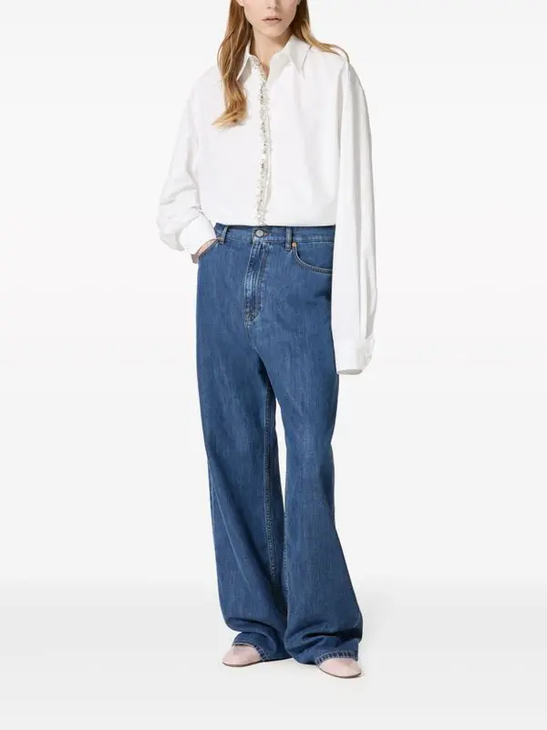 Valentino Garavani Embroidered Compact Shirt