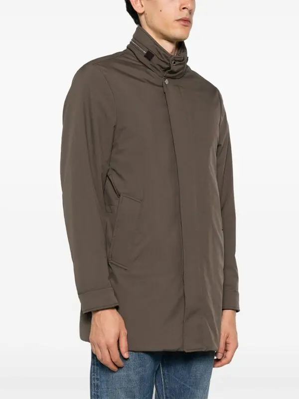 MOORER Vittor-ac High-neck Concealed-fastening Jacket