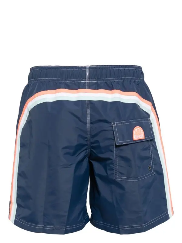 Sundek Stripe Detail Swim Shorts