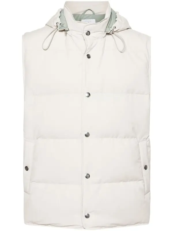 Eleventy Hooded Padded Gilet