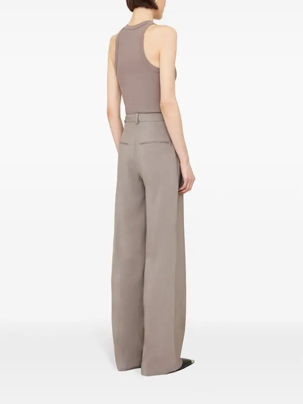 ANINE BING Eva Ribbed Tank Top - Brown