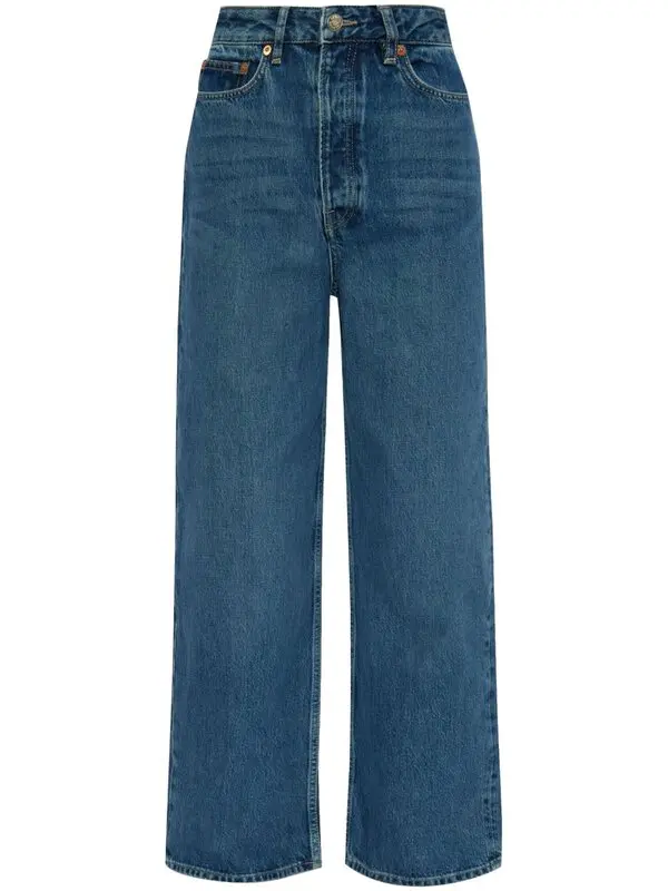 SAMSOE SAMSOE Organic Cotton Straight-leg Jeans