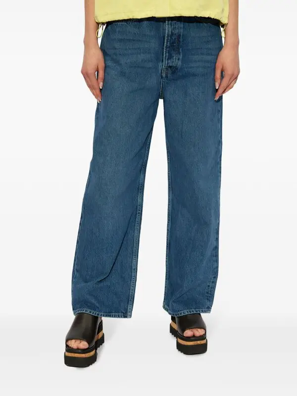 SAMSOE SAMSOE Organic Cotton Straight-leg Jeans
