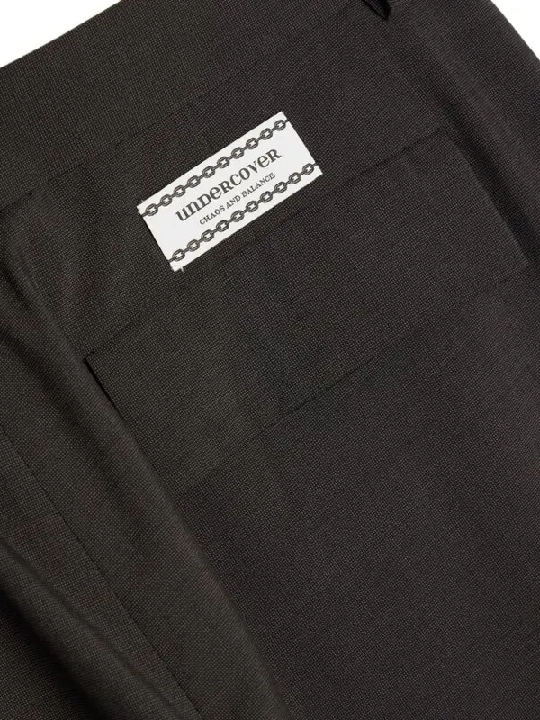 Undercover Logo Appliqué Tapered Trousers