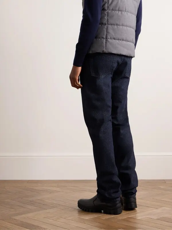 Canali Slim-fit Straight-leg Jeans