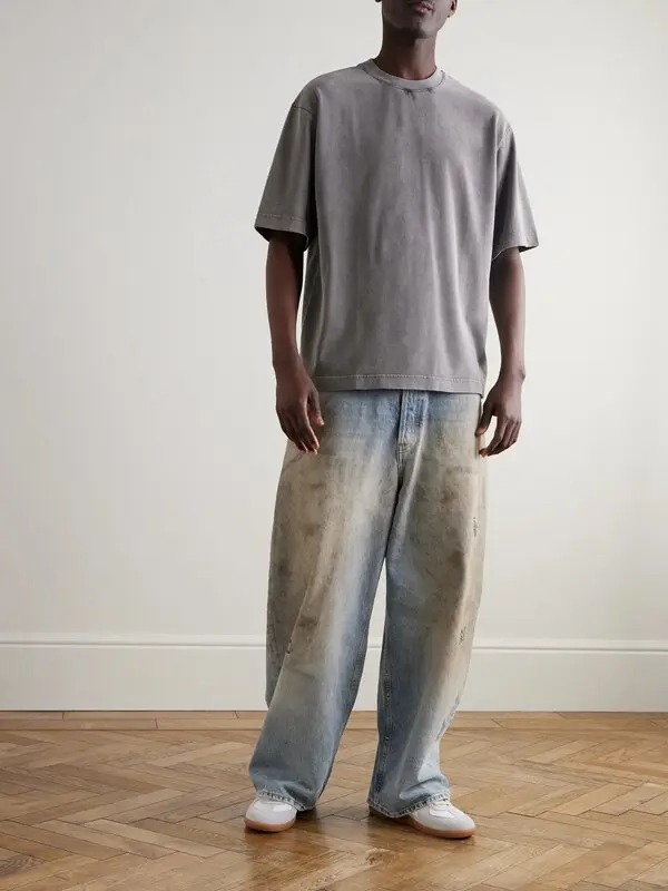 Acne Studios Straight-leg Distressed Jeans - Blue