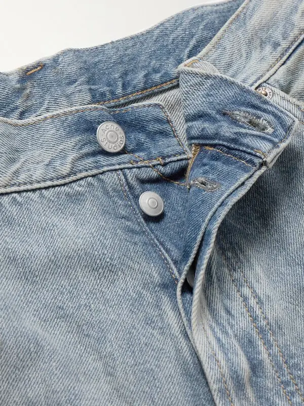 Acne Studios Straight-leg Distressed Jeans - Blue