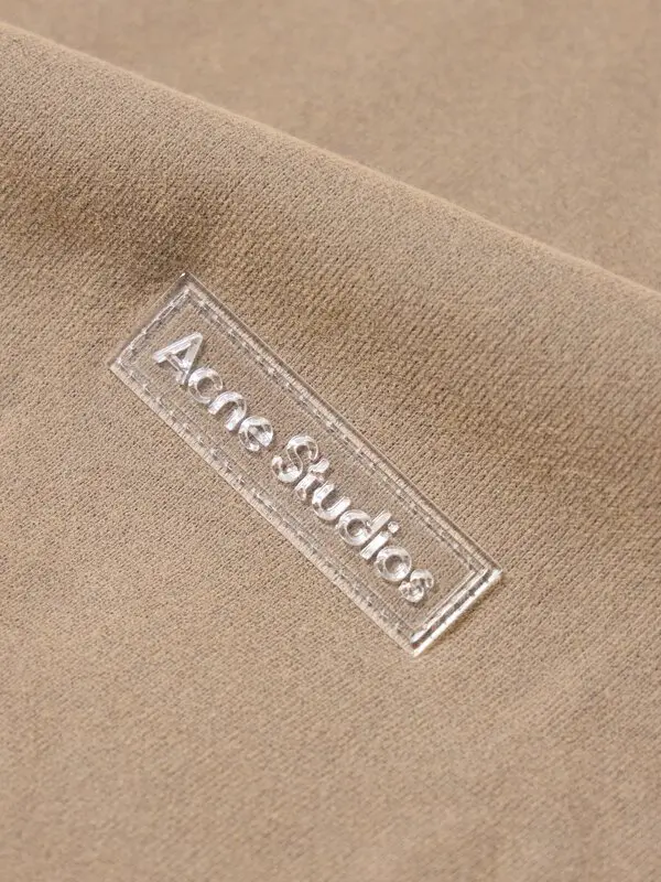 Acne Studios - Acne Studios - Extorr Logo-Appliquéd Garment-Dyed Cotton-Jersey T-Shirt - Men - Brown - M