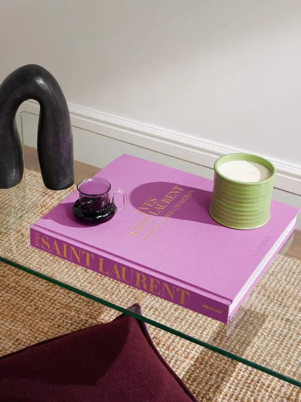 Assouline Yves Saint Laurent: The Impossible Collection Hardcover Book - Purple