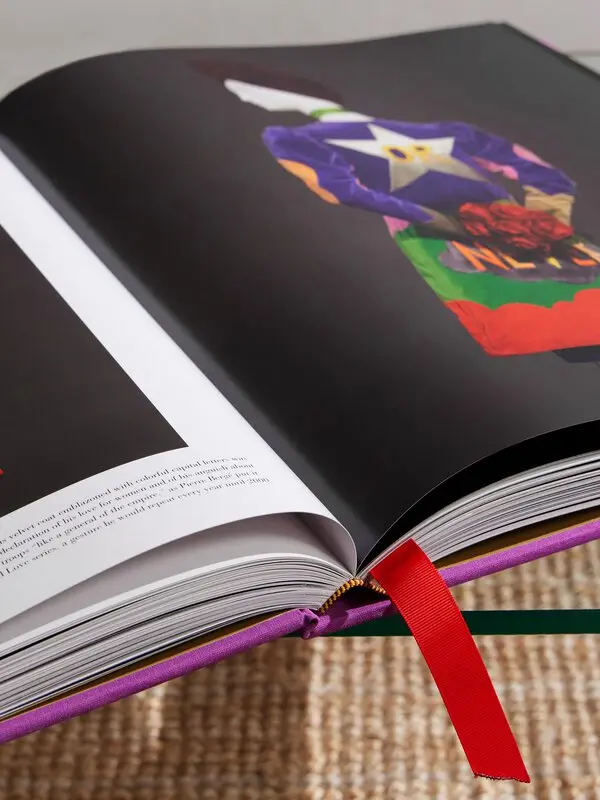 Assouline Yves Saint Laurent: The Impossible Collection Hardcover Book - Purple