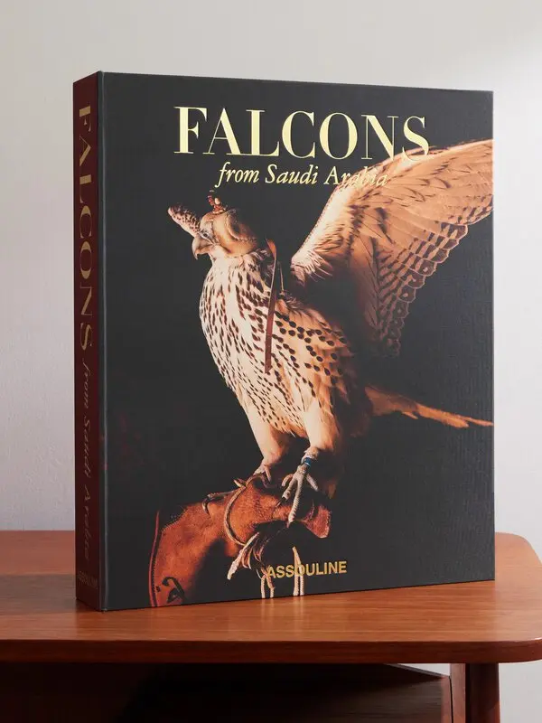 Assouline Falcons From Saudi Arabia Hardcover Book - Brown