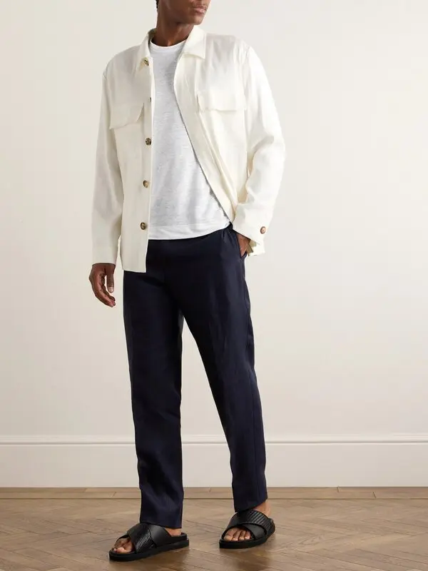 Zegna Linen-jersey T-shirt - White
