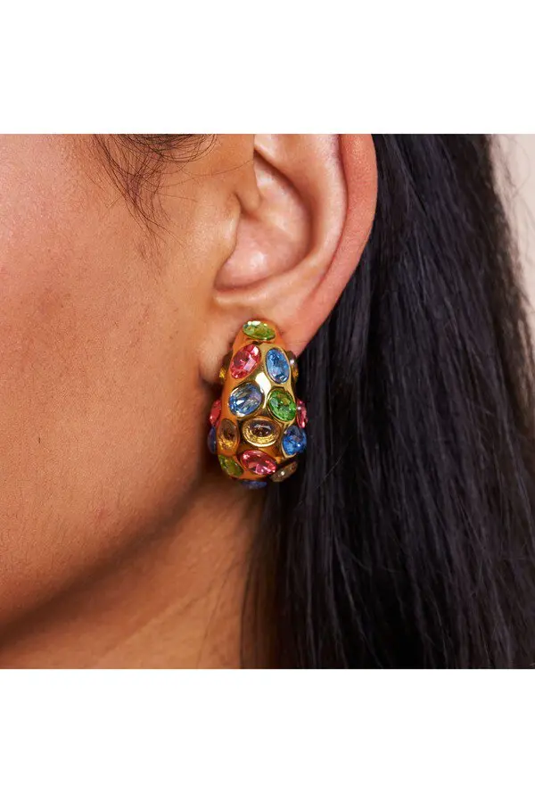 KENNETH JAY LANE Tone Clip On Earrings